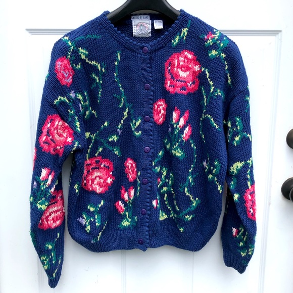 Cape Isle Knitters | Sweaters | Cape Isle Knitters Vintage Floral ...